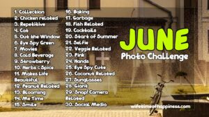 June Photo Challenge | Social Media Photo Challenge June 2021 ...